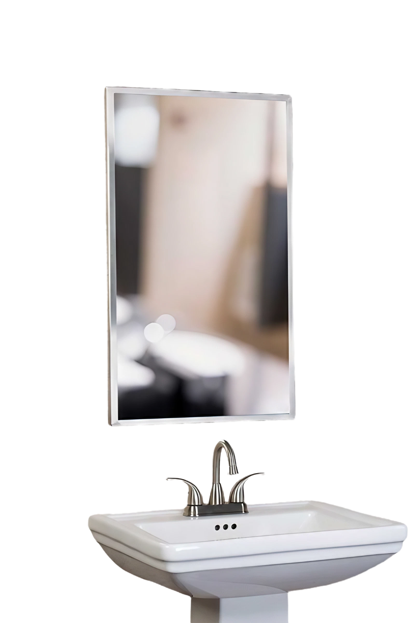 SS Angle-Snap Framed Mirror | Furniture & Equipment