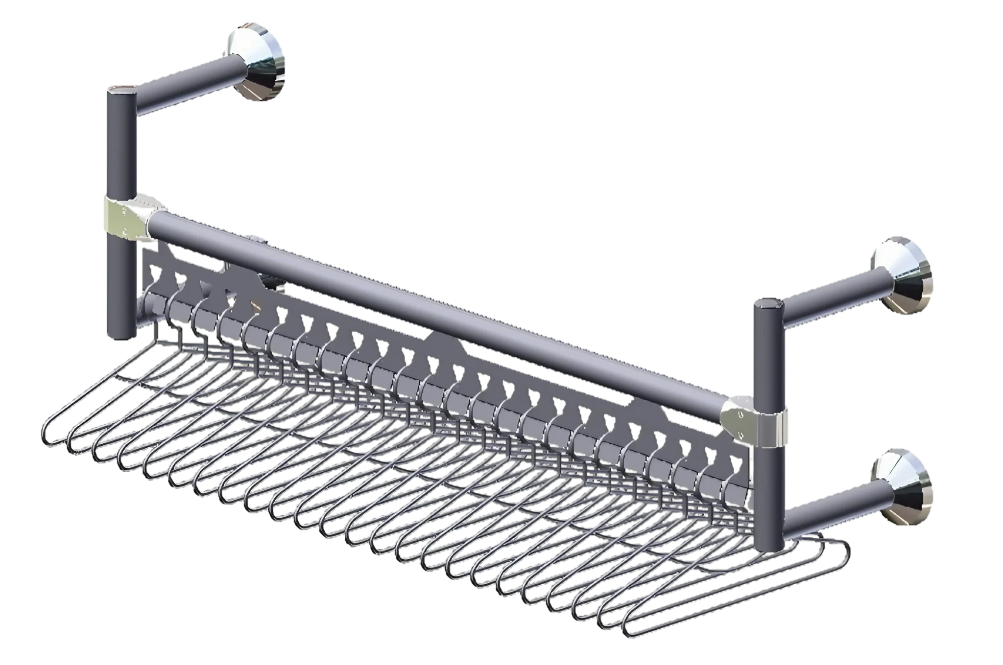 Wall Mount Garment Rack | Furniture & Equipment